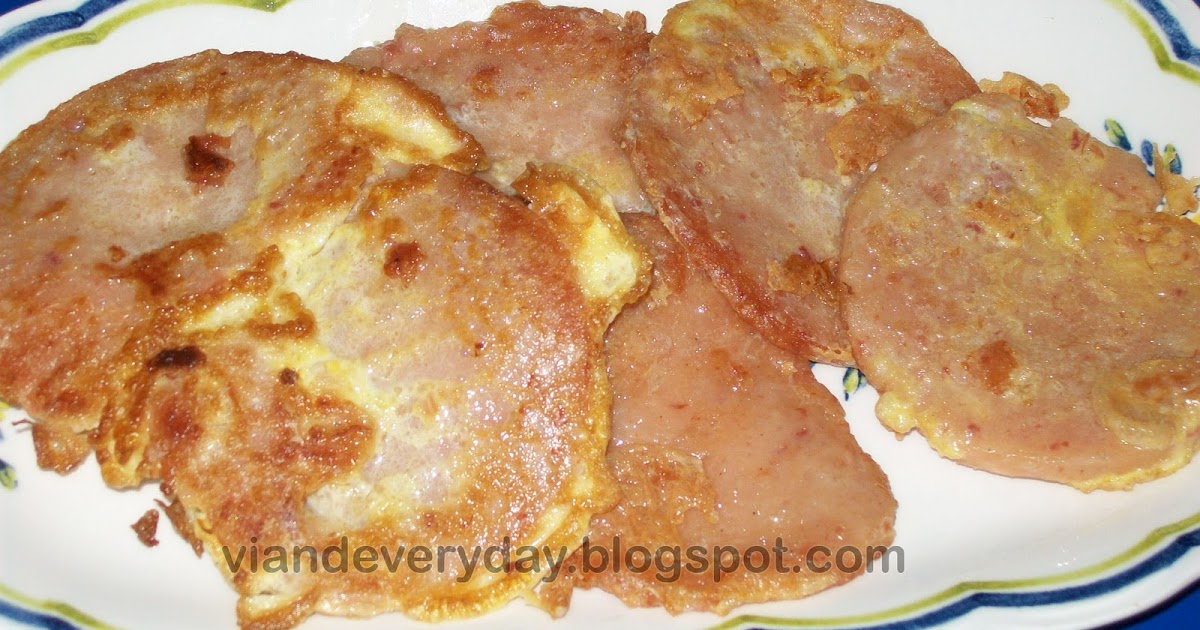 Viand Everyday: Ma Ling Luncheon Meat Dipped with Egg