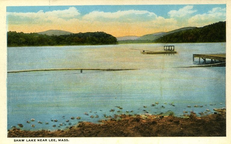Exploring Western Massachusetts: Postcards : Berkshire County Lakes and ...