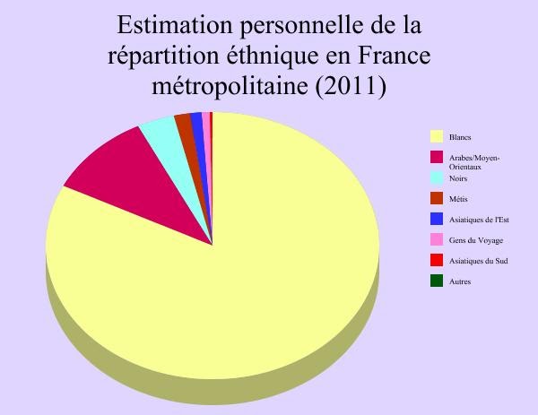 La question ethnique en France: Estimation personnelle de la réalité ...