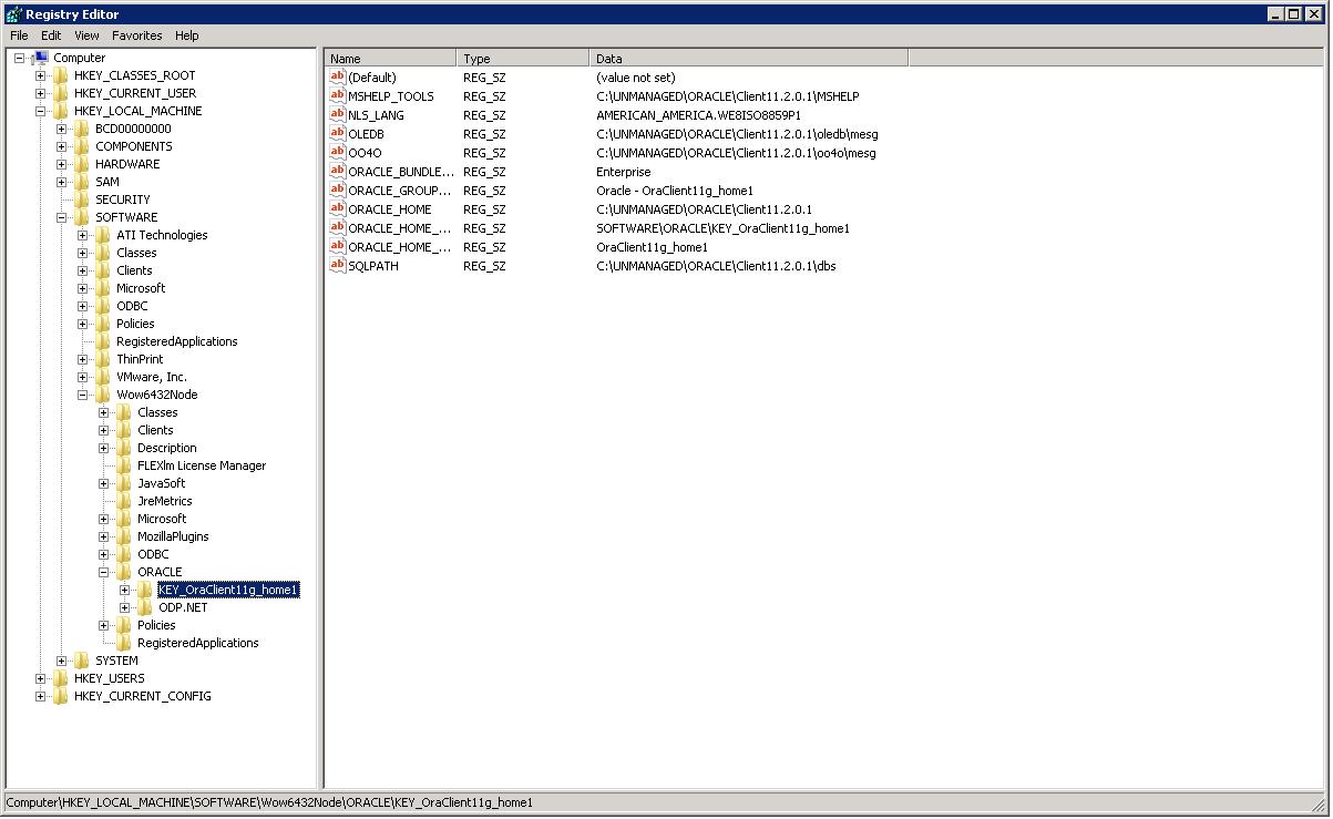 Oracle in our Office: Environment Variable - NLS_LANG in Windows Server 2008