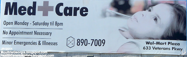 MED CARE Health Care Clinic Moultrie Georgia, Med Care Urgent Medical ...