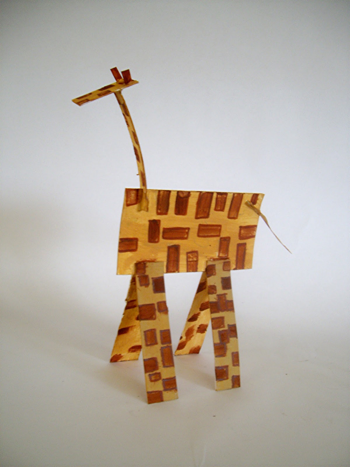 Use Your Coloured Pencils: Geometric Animal Sculptures