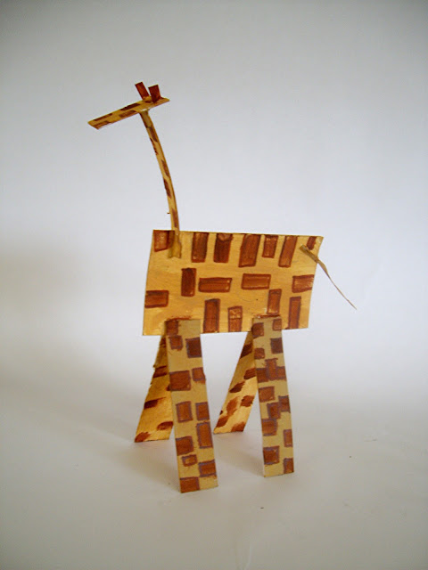 Use Your Coloured Pencils: Geometric Animal Sculptures