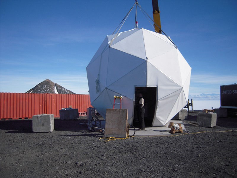 GSOC in Antarctica 2010: Weather Satellite Antenna Installation at T-Site