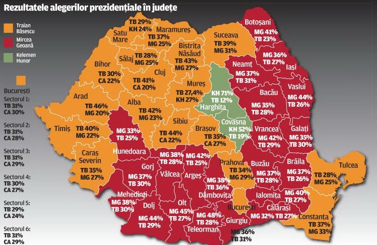 Blogul lui Marius Pârciu: Rezultatele alegerilor pe judete