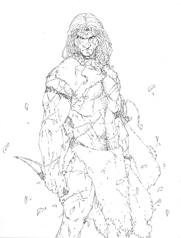 Neanderthal Man Drawing Easy Sketch Coloring Page