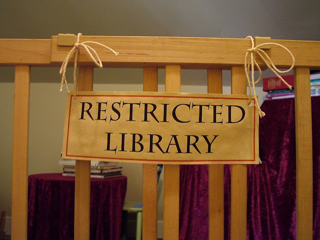 My Harry Potter Party: The Restricted Library