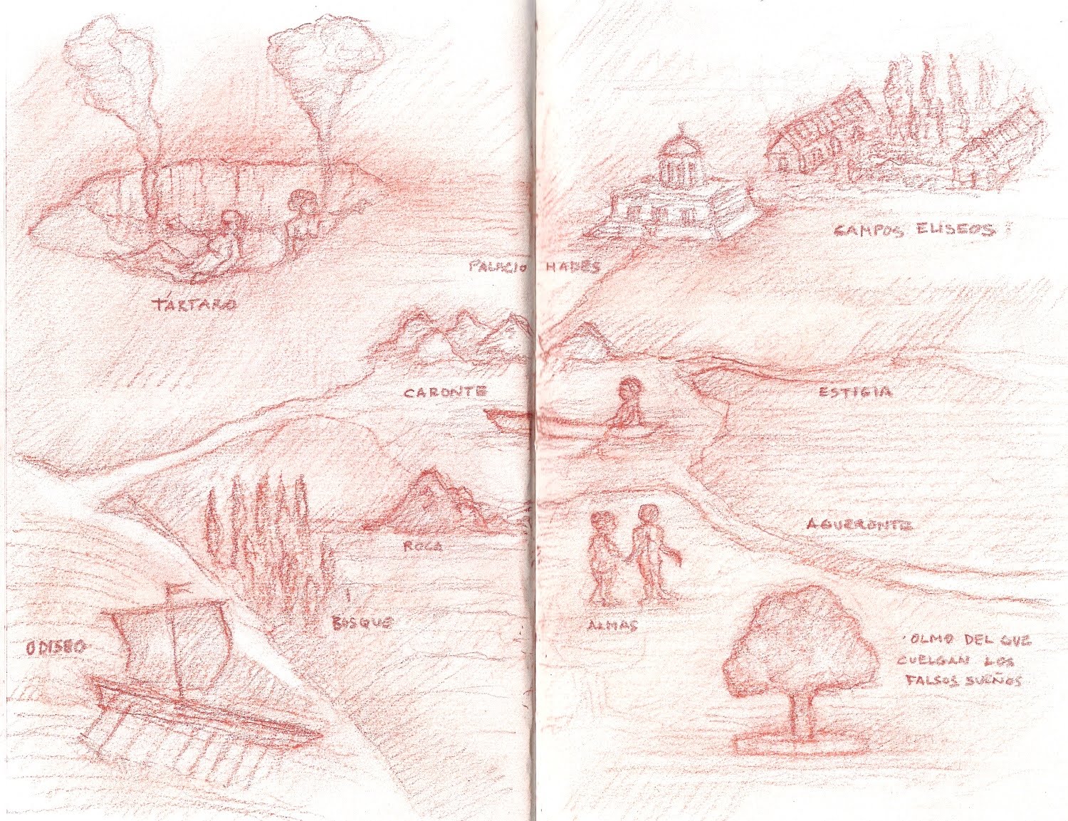 Diario dibujando. Juan José Pérez Guerrero: Mapa del infierno
