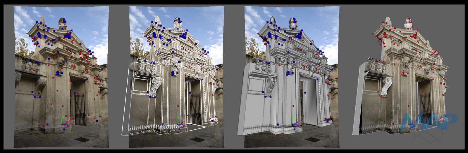 TouJours3D: 3D reconstruction of “Le portail de la Valfenière”