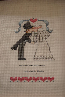 Pa chula mi casa: Punto de cruz: bodas