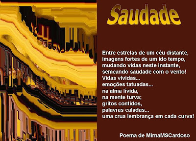 Mhiluz...cintila : Saudade