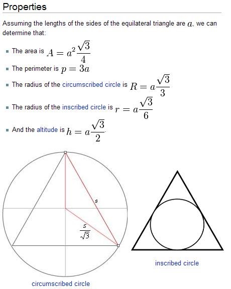 a blog about nothing: Re: Radius of a Circumcircle of an Equilateral ...