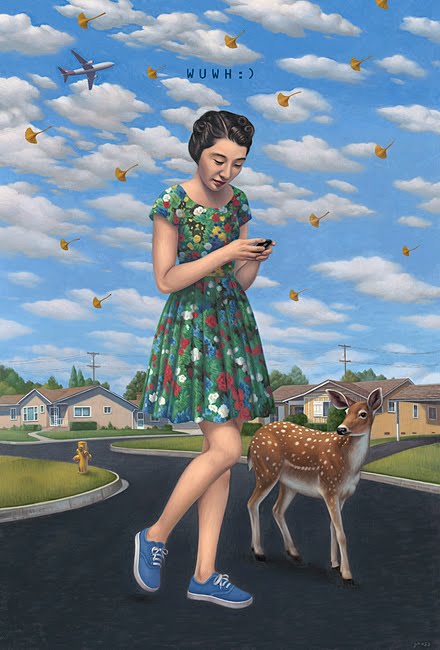 Art Splash: Alex Gross - Jonathan LeVine Gallery - New York