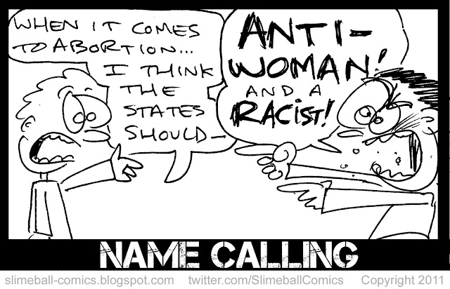 Slimeball Comics: Herman Cain: Name Calling