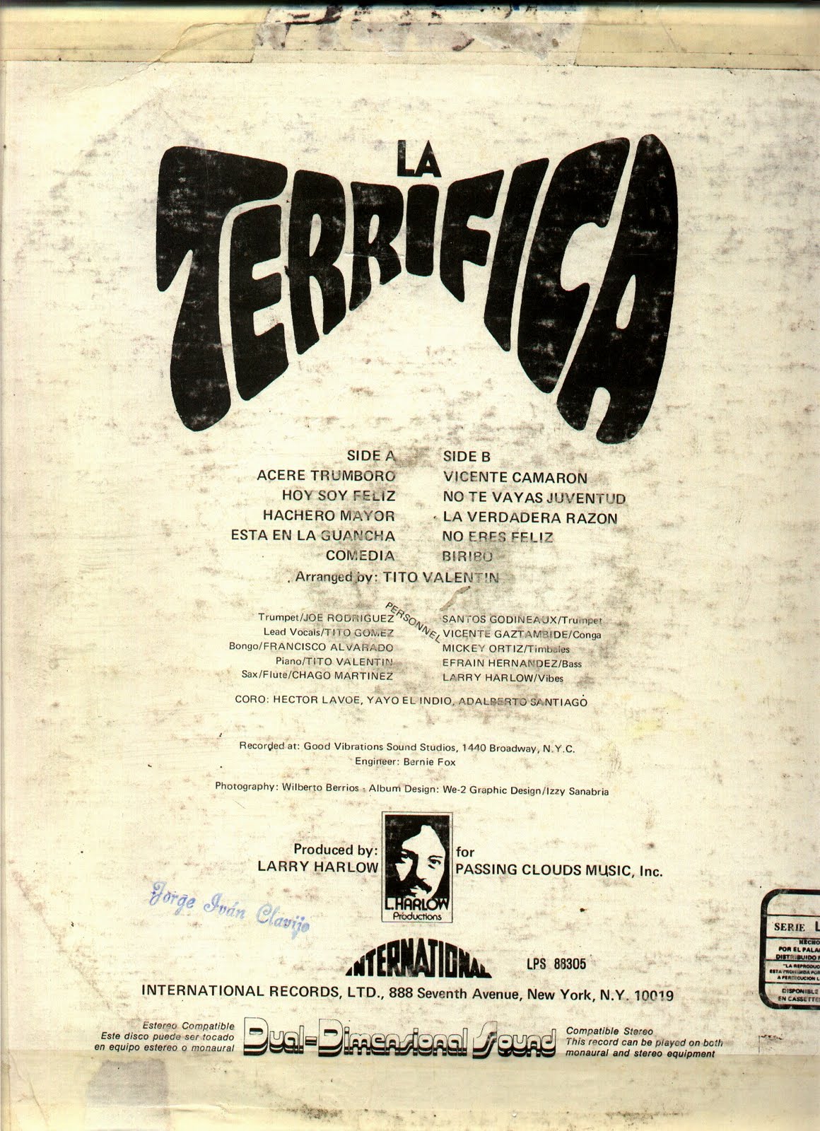 BEMBE CUYABRO ARMENIA COLOMBIA-SALSA NA MA: LA TERRIFICA - LA TERRIFICA