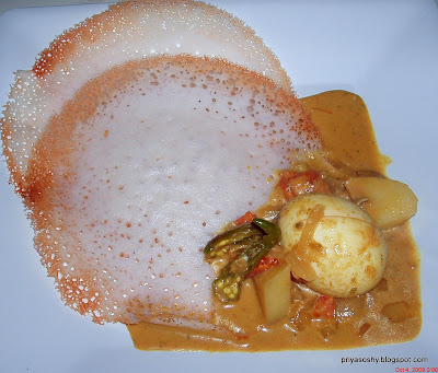 These are a few of my favourite things....: Motta curry / Egg curry