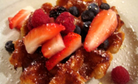 Tu receta del día: Waffles con Fruta