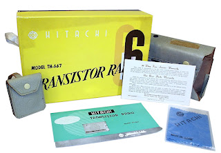 digital chicken scratches: antique transistor radio packaging