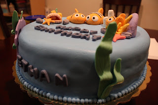 In Love With Baking: Under Water Themed Fondant Cake