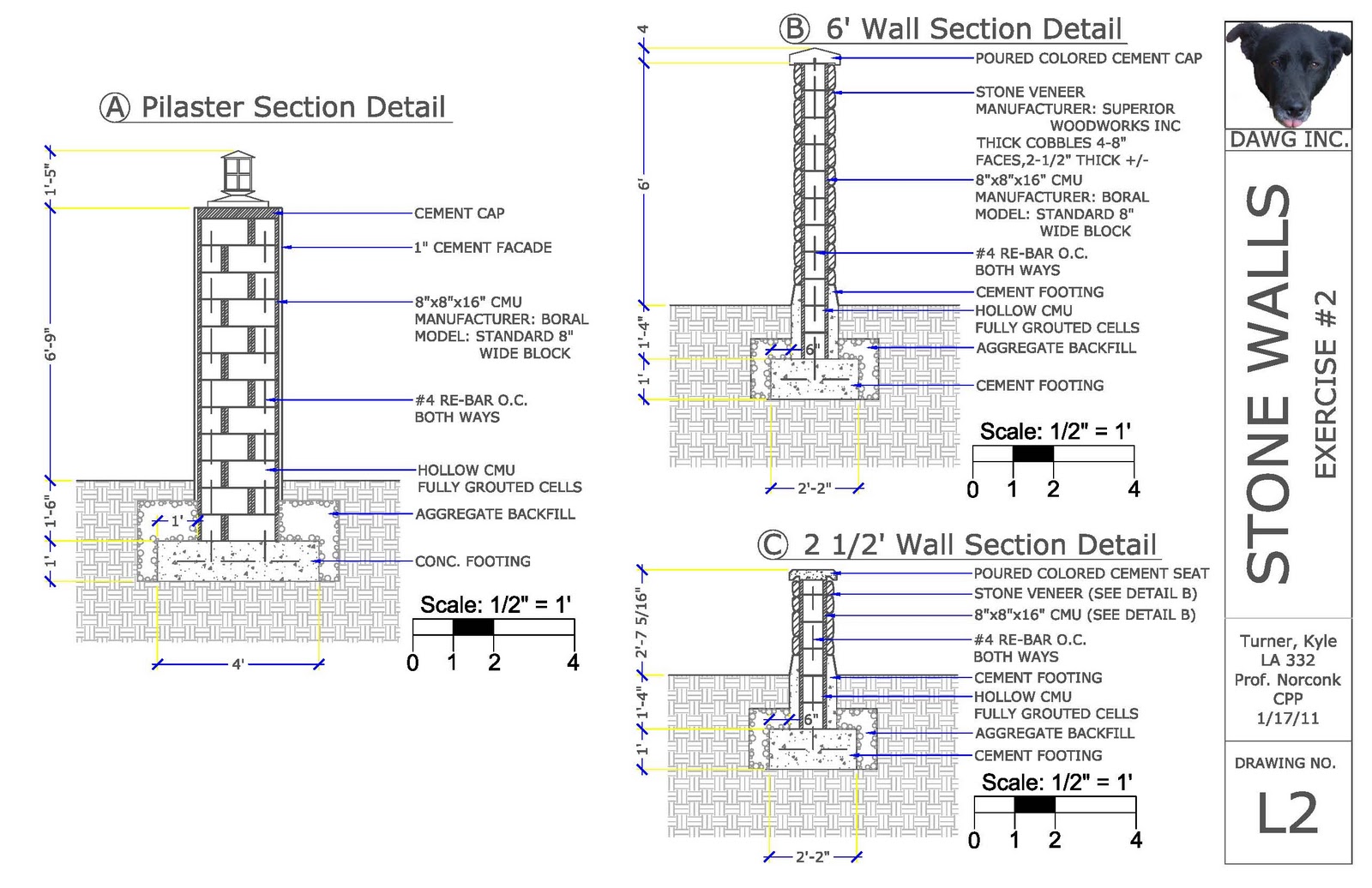 Dawg Design [a.k.a. Kyle Turner]: Construction Materials