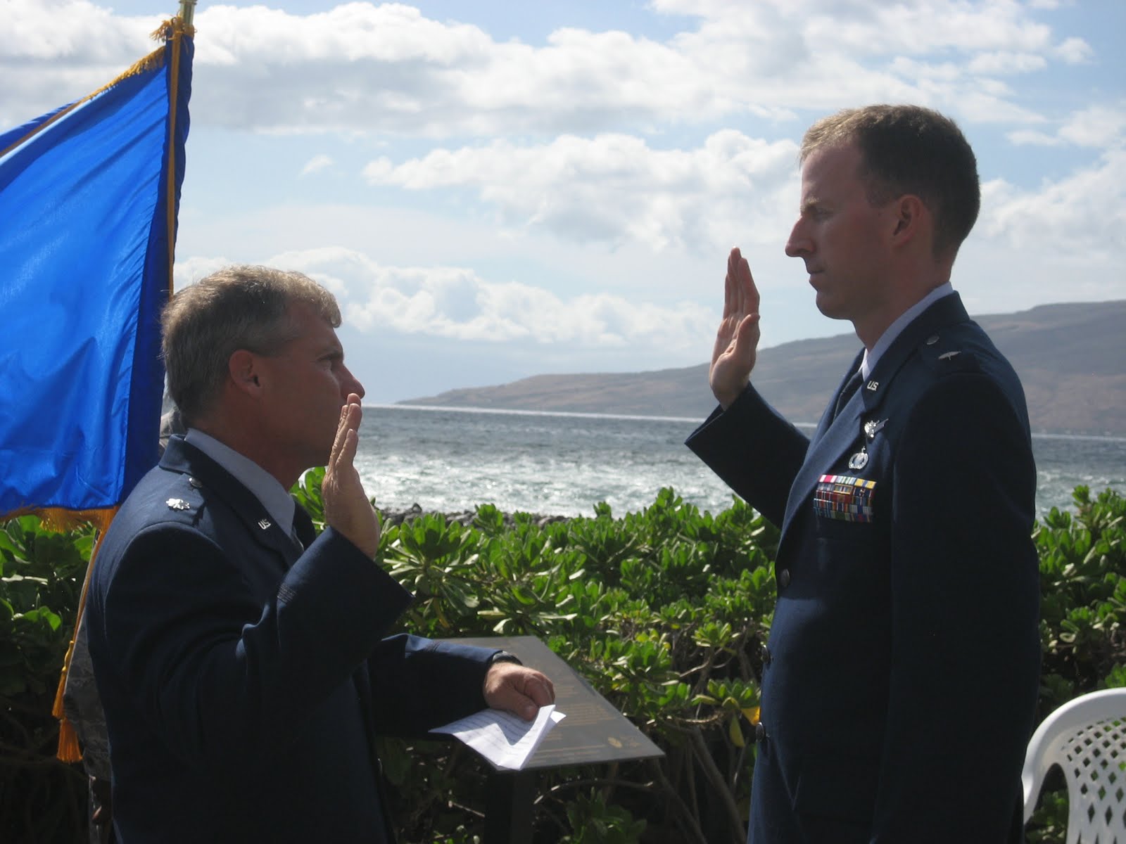 Harvey Happenings: The Harvey's now have a Lt. Col. living in the house!