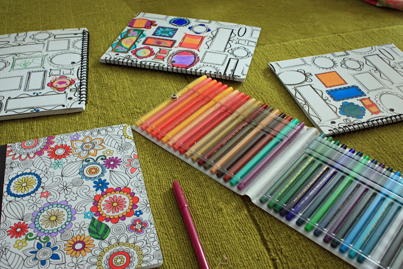 Vintage Fern: Color your own notebook