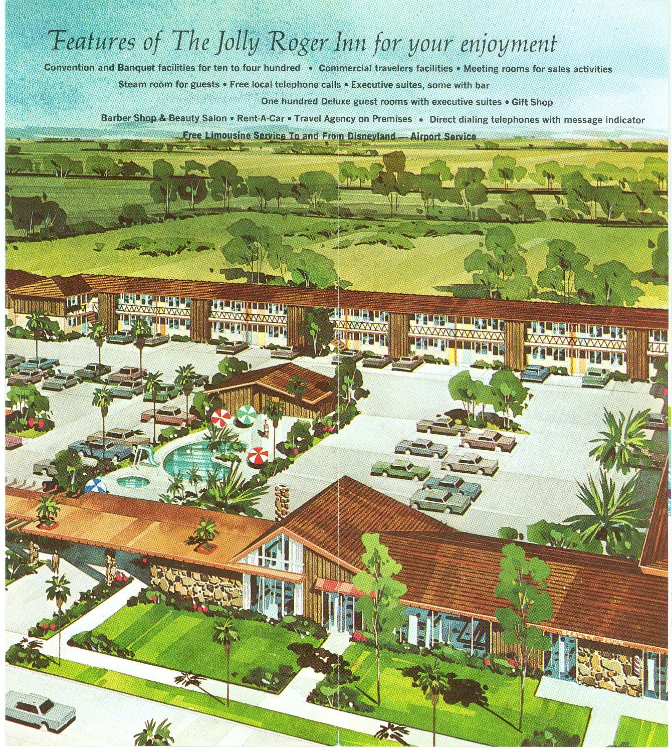 The Original Disneyland Hotel: Jolly Roger Inn 1967