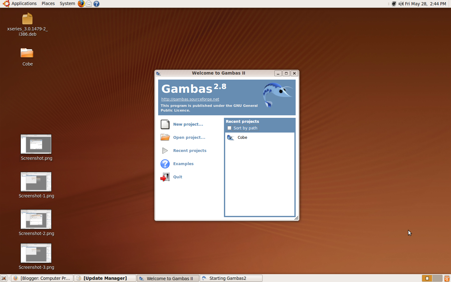 Computer Programming (Linux/Unix & Windows): GAMBAS (Opensource Visual Basic)