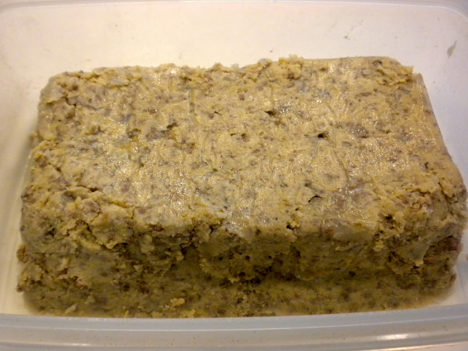 Life is Delicious: Scrapple with Homemade Fresh Pork Sausage in Honor ...