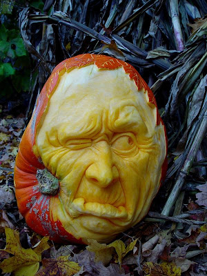 Lady of 'The Arts': Pumpkin Art And Scary Sand Art By Ray Villafane