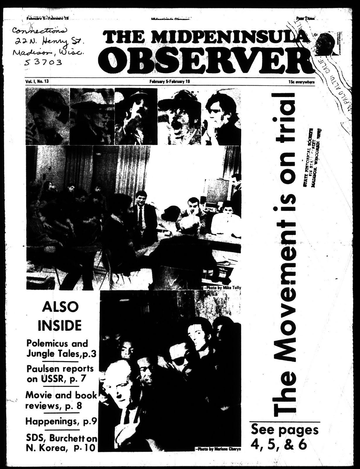 Magazines and Newspapers Center, 5th Floor Main: Underground Newspapers ...