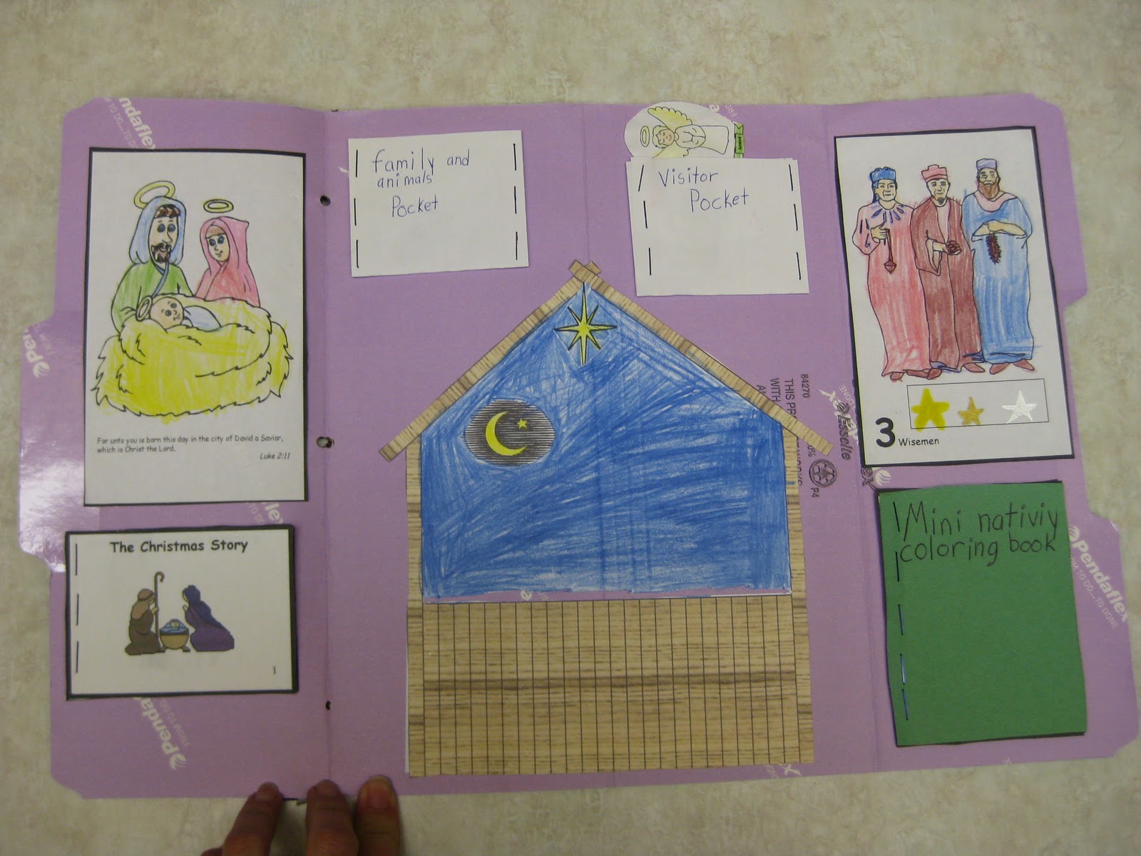 Thy Word: Nativity lapbook