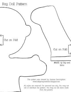 Little Gene Green Bean: Rag Dolly