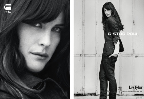 Liv Tyler by Anton Corbijn for G-Star Raw