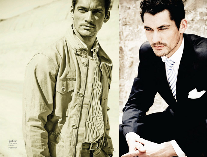 David Gandy for El Palacio de Hierro Father's Day 2010 Catalog