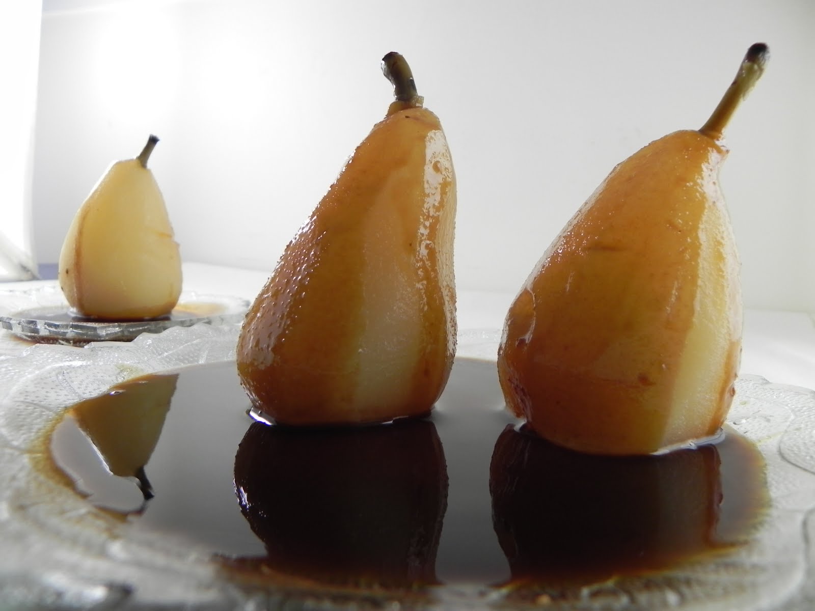 El olor del café: Peras al café