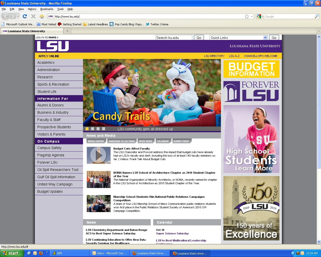 The Ballard Family: LSU Website