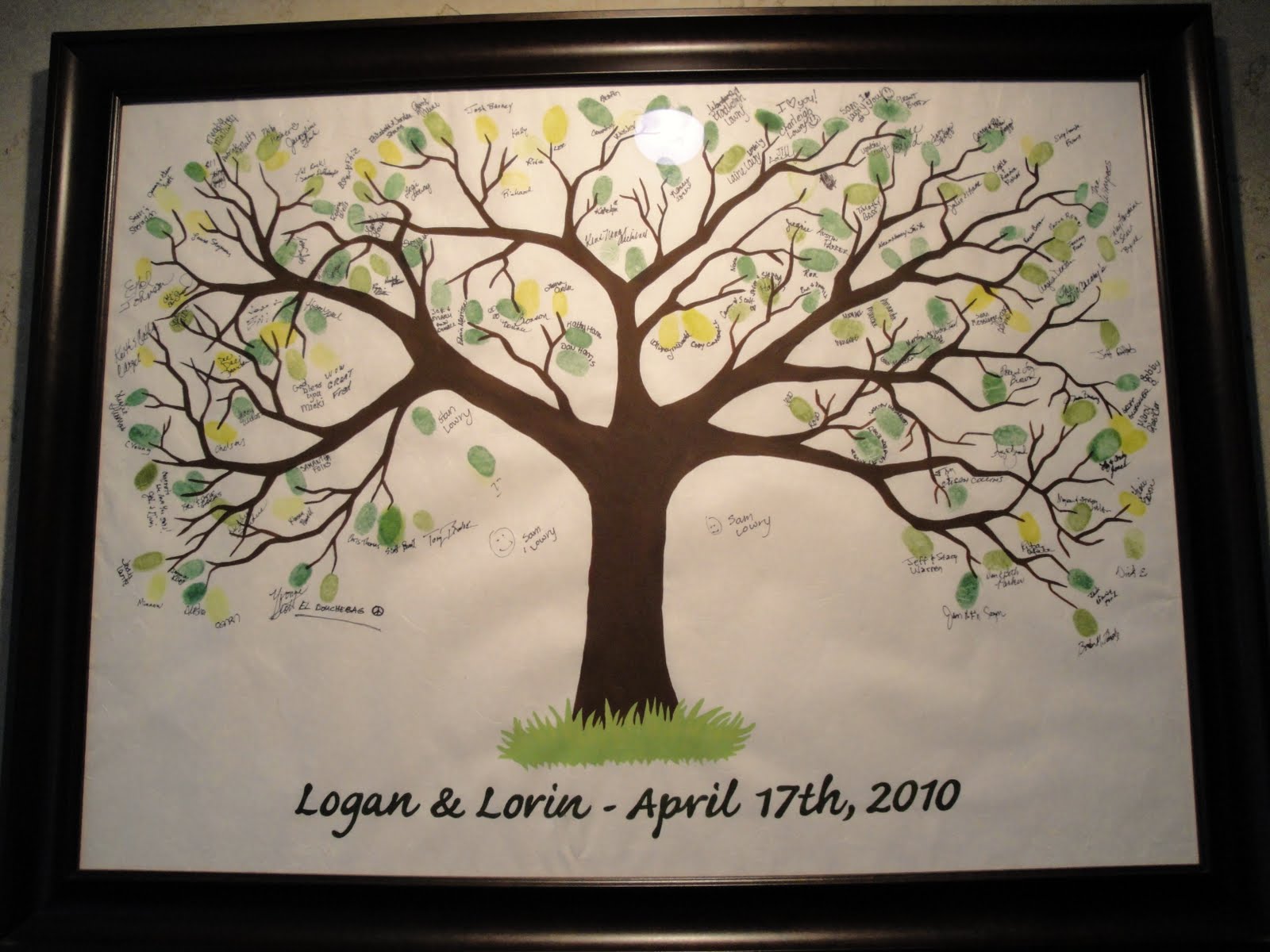 Life of Lorin: Our Wedding Tree...