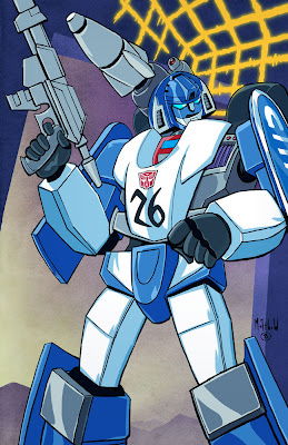 MIGHTY m@u Monster Robot: Transformers Animated:Tracks, Brawn, Arcee ...