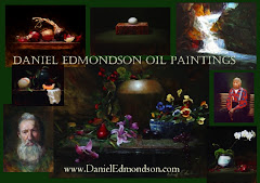 Daniel Edmondson Studio: Rocky Mountain Waterfall Oil Painting