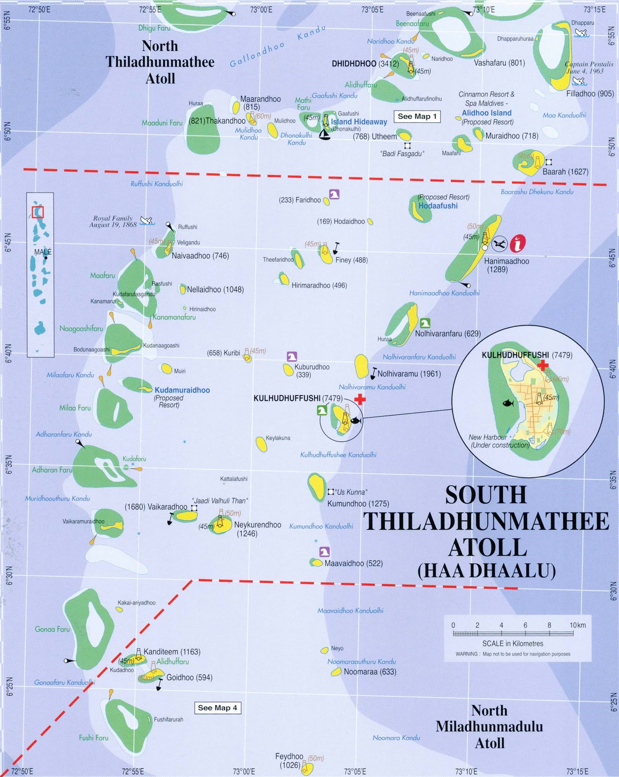 :: Maps of Maldives ::: December 2010