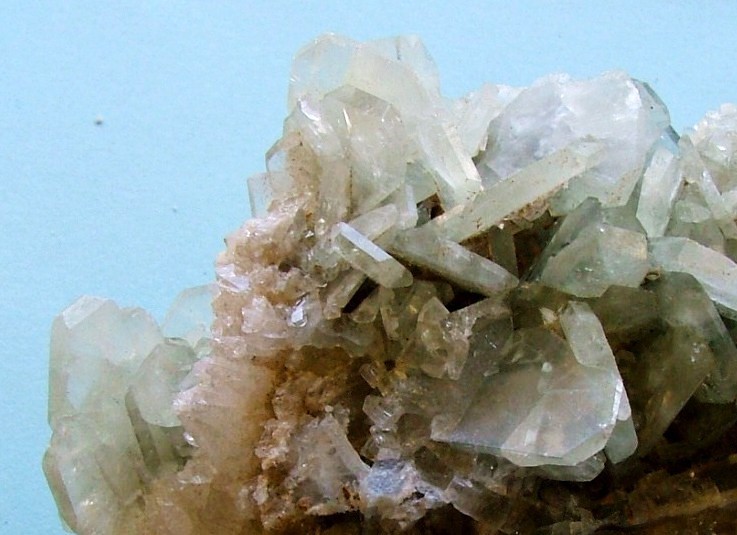 Blue Barite in Wyoming: Blue Barite Crystals from Wyoming