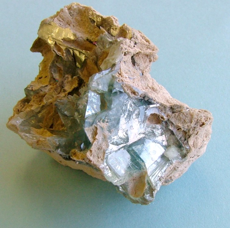 Blue Barite in Wyoming: Blue Barite Crystals from Wyoming