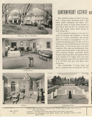 Old Long Island: When George M. Cohan's Residence Was For Sale