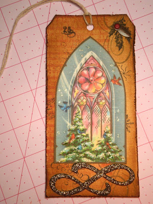 Two Crazy Crafters: Christmas Tag Tutorial
