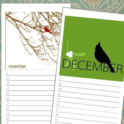 Spiral Style: Perpetual Birthday Calendar