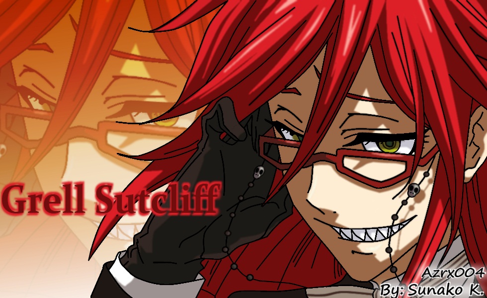 •Sunako•: Mi dibujo de Grell! *0*