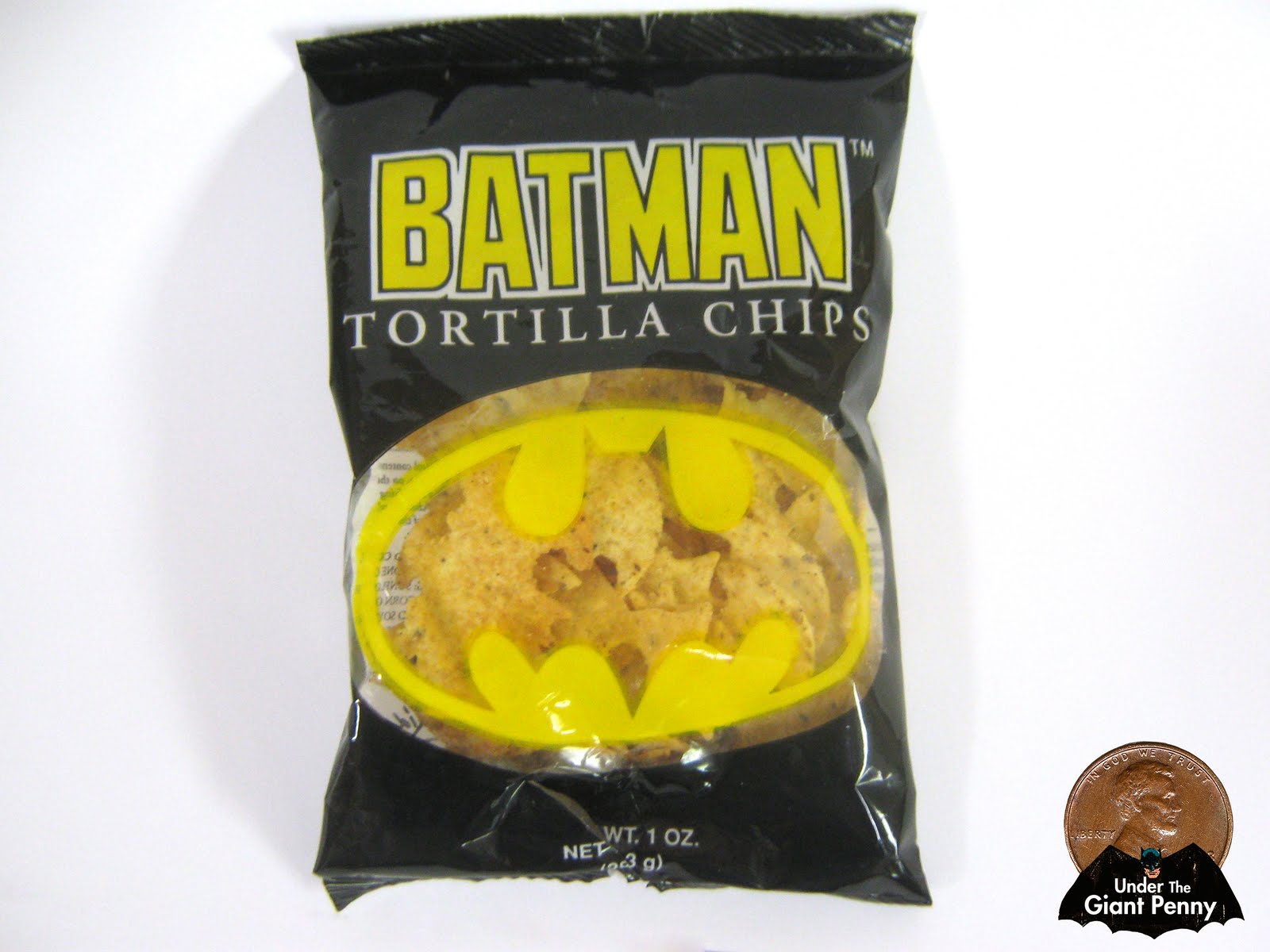Under the Giant Penny: Batman Tortilla Chips