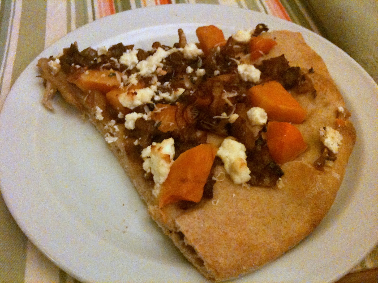 Needle and Spatula: Delicious fall pizza with butternut squash and goat ...