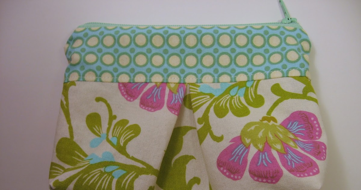 Needle and Spatula: Pleated Pouch Sewing Tutorial